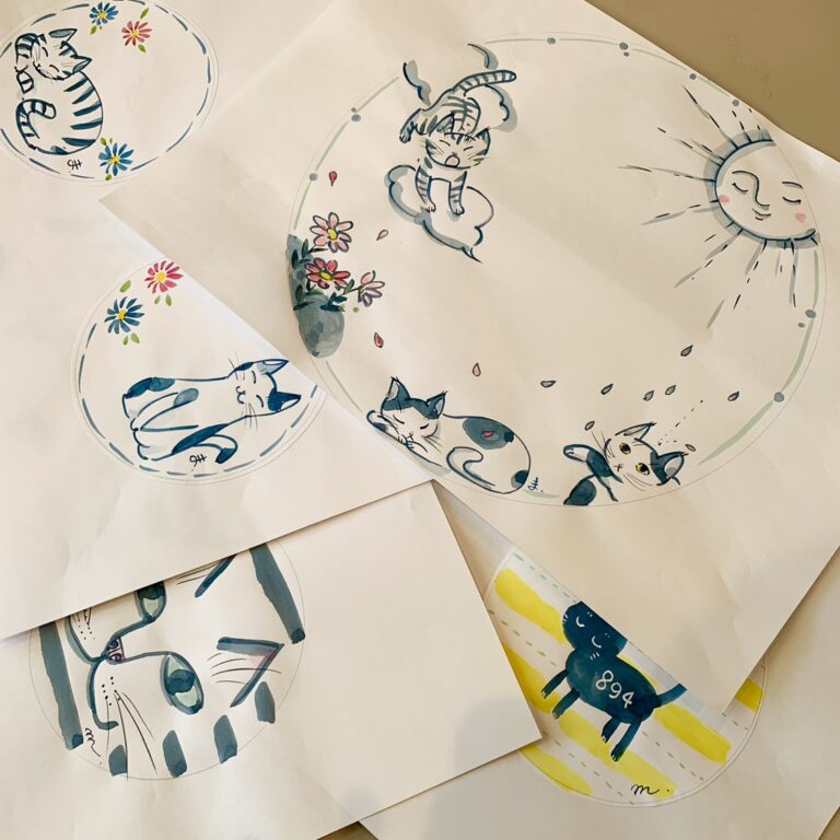 STUDIO 894 | 《春休み特別企画》絵付職人と一緒に猫を描こう！