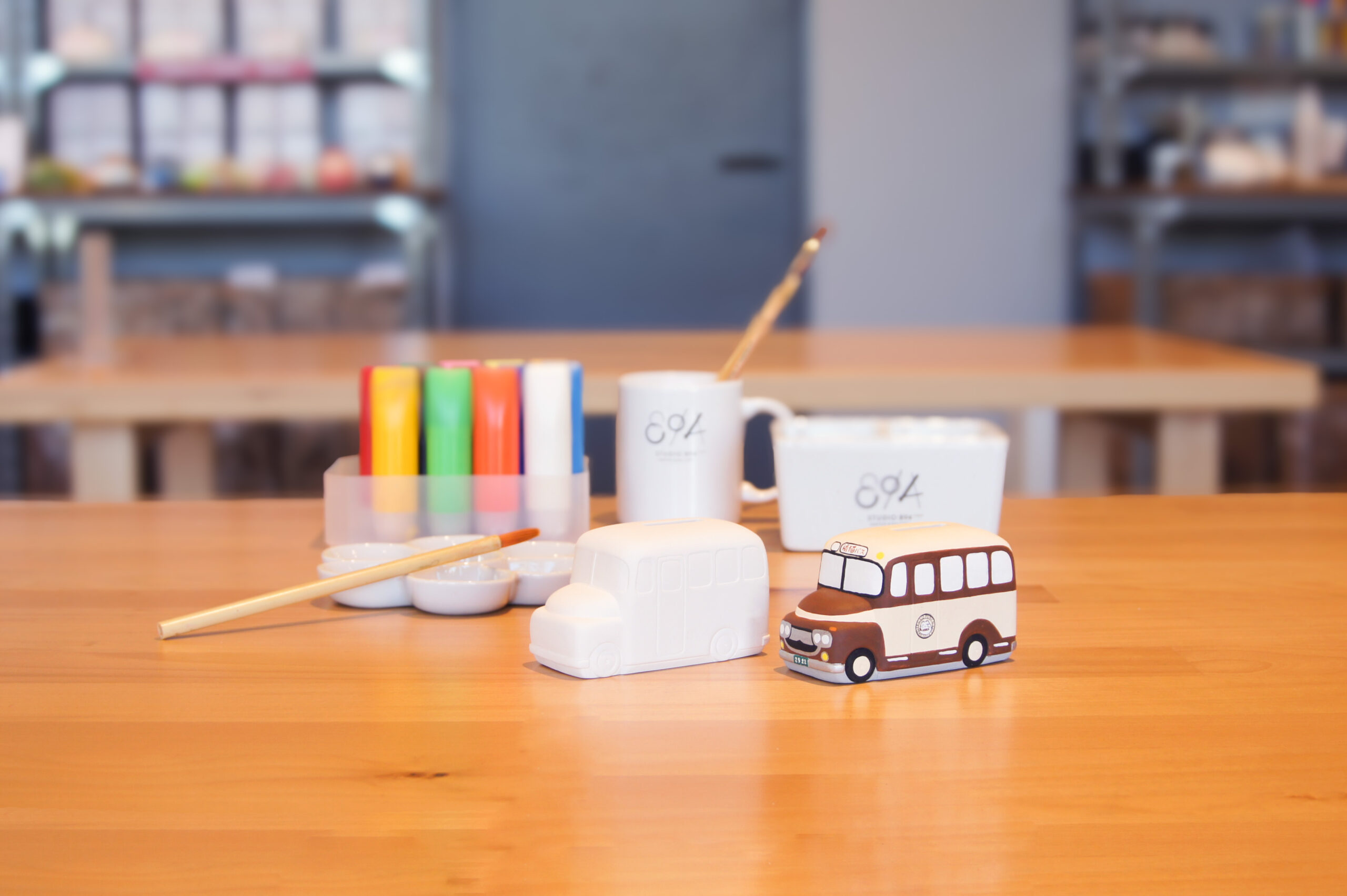 STUDIO 894 | 《陶器 ぬり絵体験》2月のメニュー